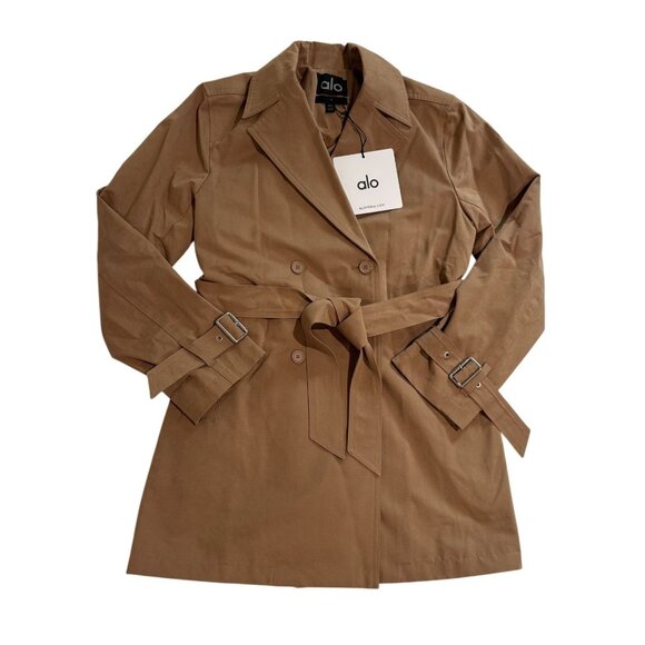 ALO Yoga | Jackets & Coats | Alo Yoga Prime Trench In Toasted Almond | Poshmark